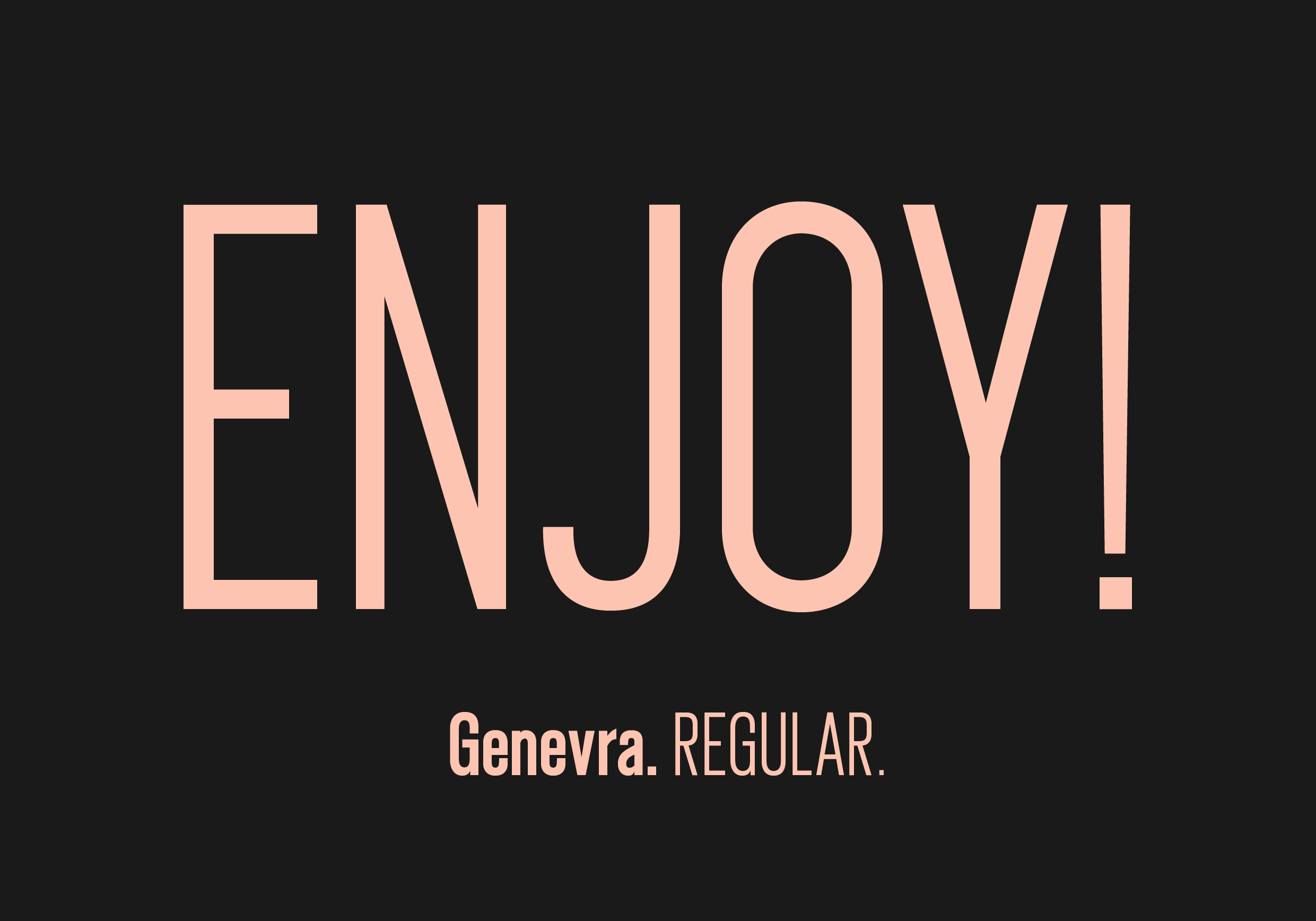 Genevra Condensed Designer Font | Momentum 18 Font Foundry